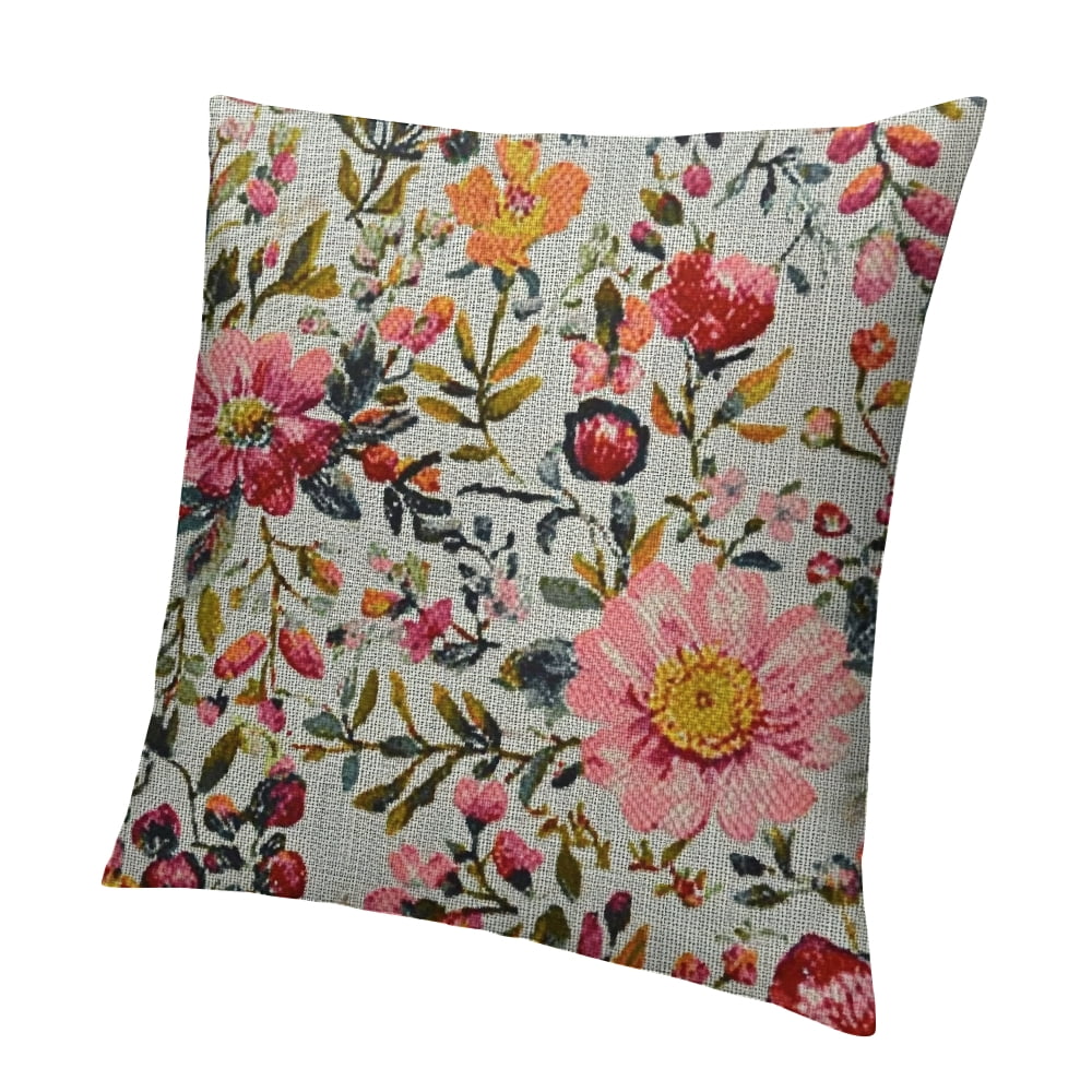 BCIIG Romantic flower pillowcase floral background farmhouse decoration ...