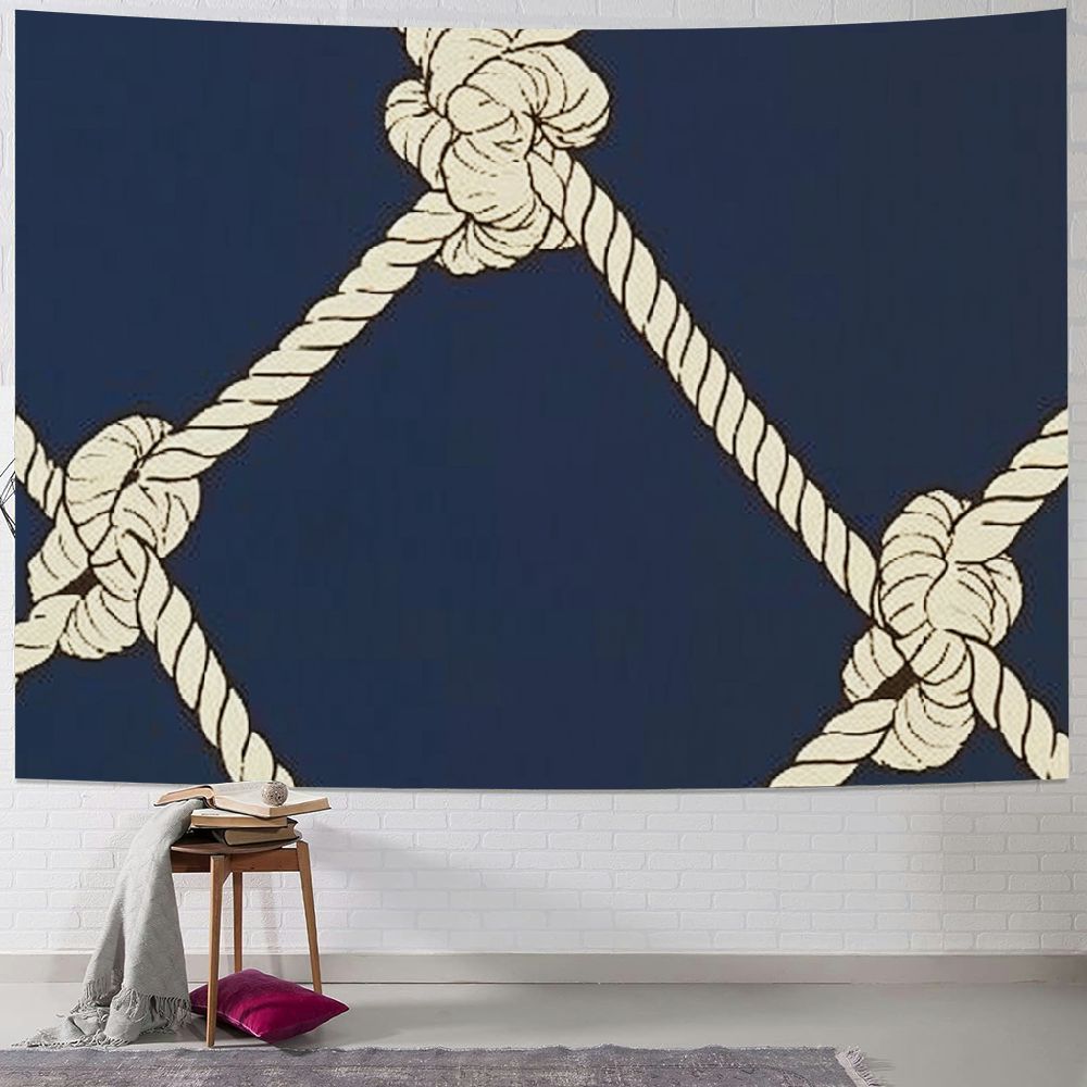 BCIIG Rope Knot Tapestry Wall Hanging Unique Style Graphic Tapestries ...