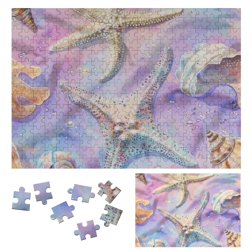 BCIIG Sea Animals, Shells, Starfish Wooden Jigsaw Puzzle - Impossible ...