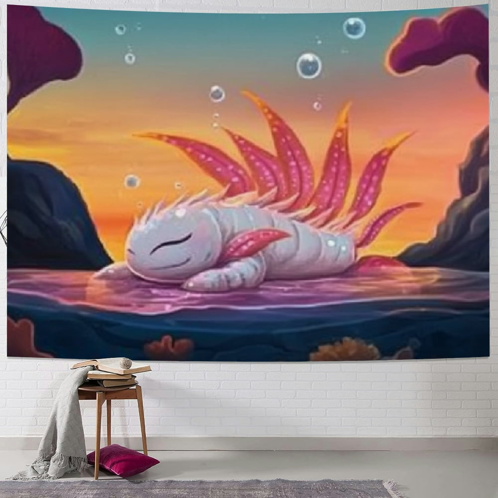 BCIIG Sea Creature Bubble Tapestry Wall Hanging Unique Style Graphic ...