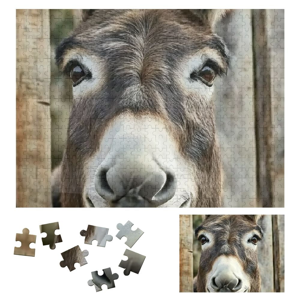 BCIIG Smile Wooden Jigsaw Puzzle Horizontal Style Impossible Wooden ...