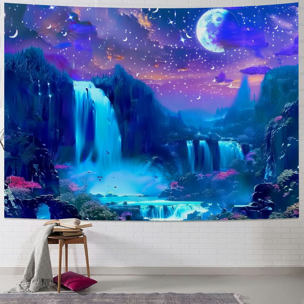 BCIIG Space Tapestry for Bedroom, Moon and Mushroom Large Tapestries ...