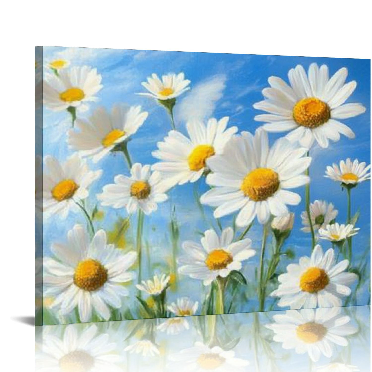 BCIIG Spring Daisy Flowers Wall Art Canvas Prints Personalized Picture ...