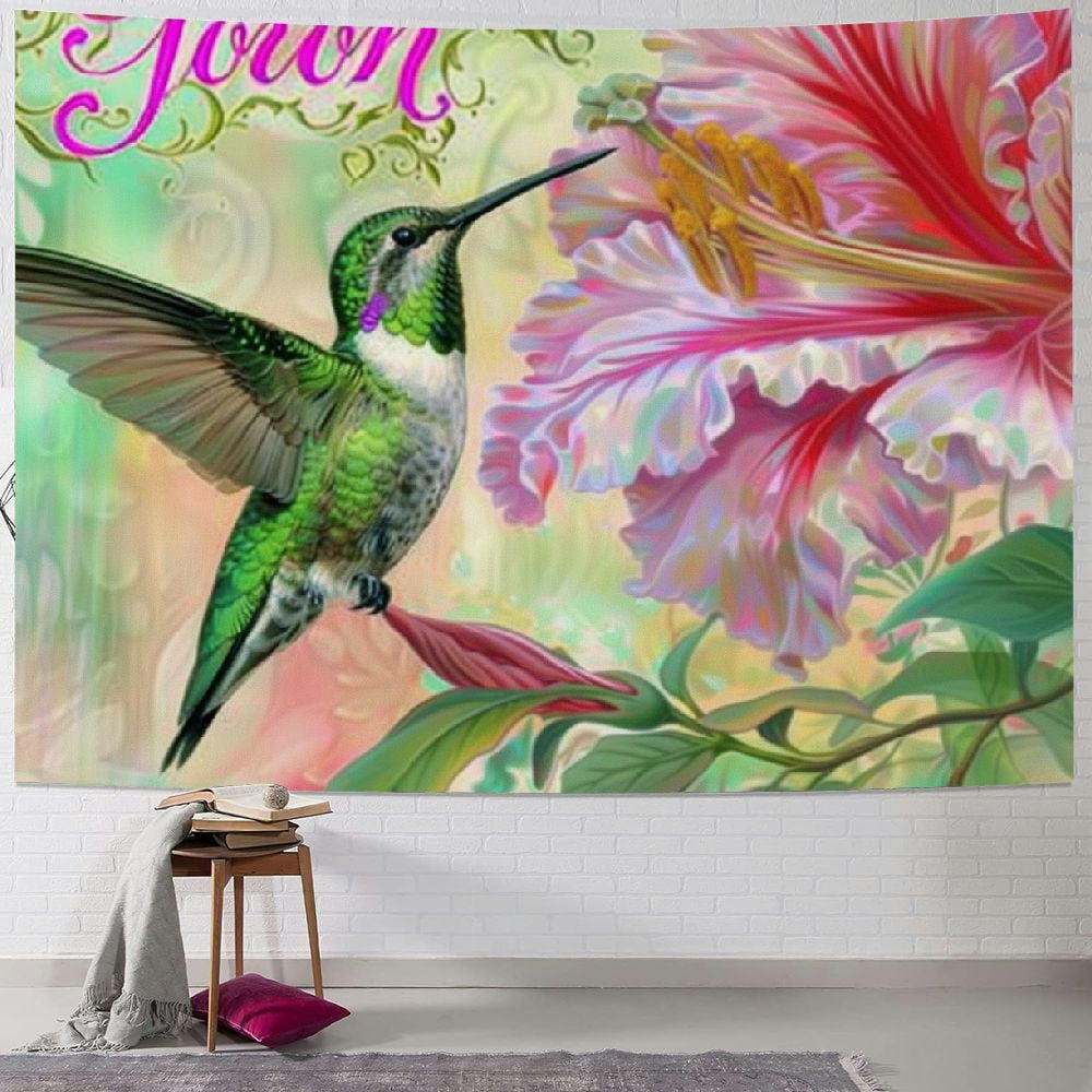 BCIIG Spring Flower Birds Hanging Pennant Banner Wall Decor ...