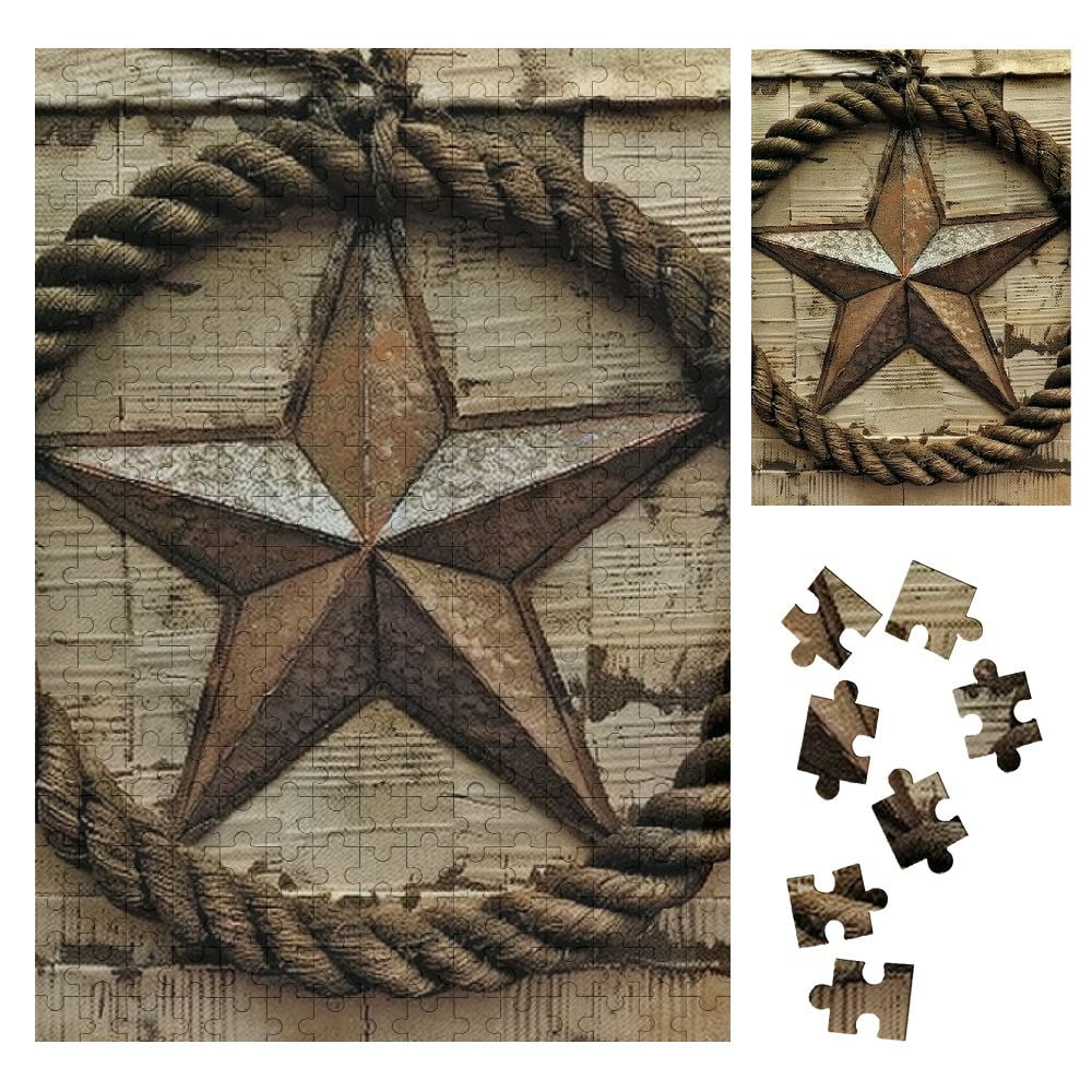 BCIIG Star Rope Wall Wooden Jigsaw Puzzle Vertical Challenging ...