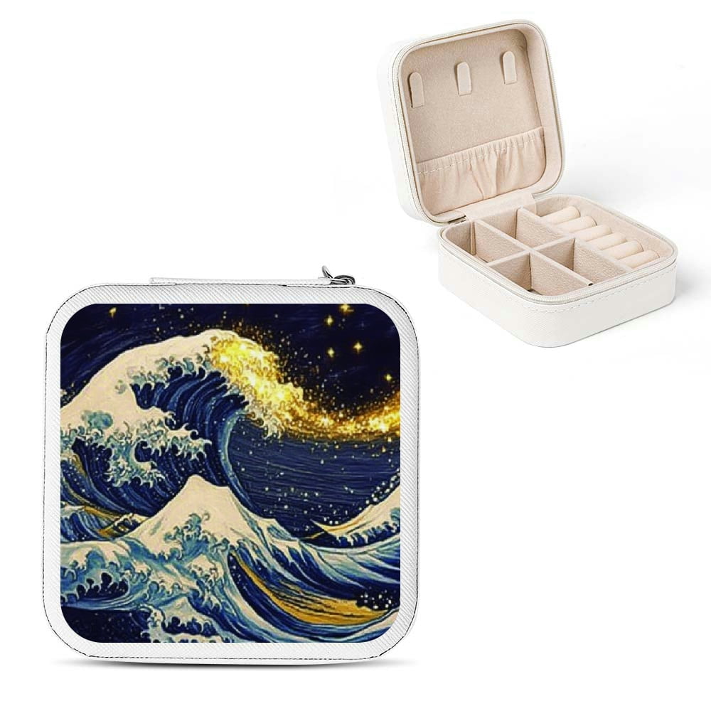 BCIIG Starry Night Wave Yellow Light Small Jewelry Boxes for Women ...