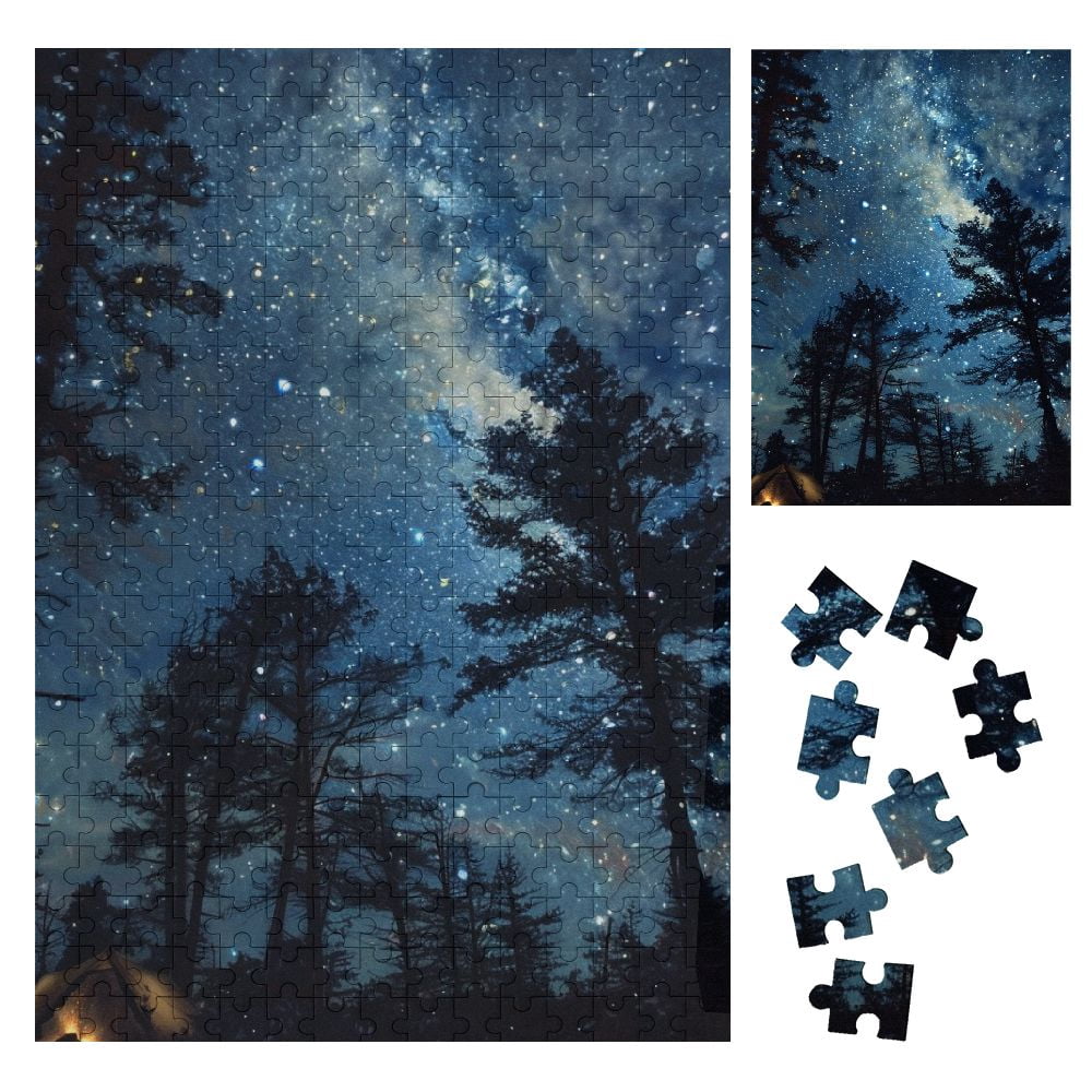 BCIIG Stars Night Sky Space Art Wooden Jigsaw Puzzle Vertical ...