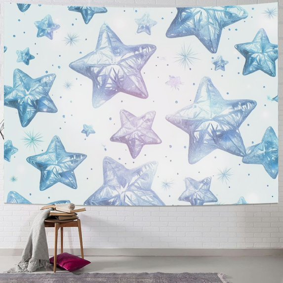 BCIIG Stars Pattern Tapestry Wall Hanging Unique Style Graphic ...