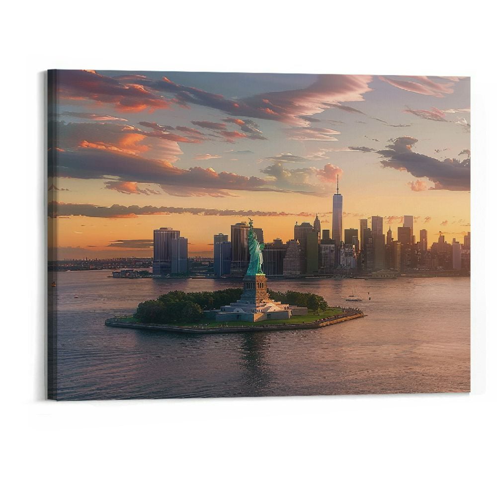 BCIIG Statue of Liberty at Sunset New York City NYC Photograph Cool ...