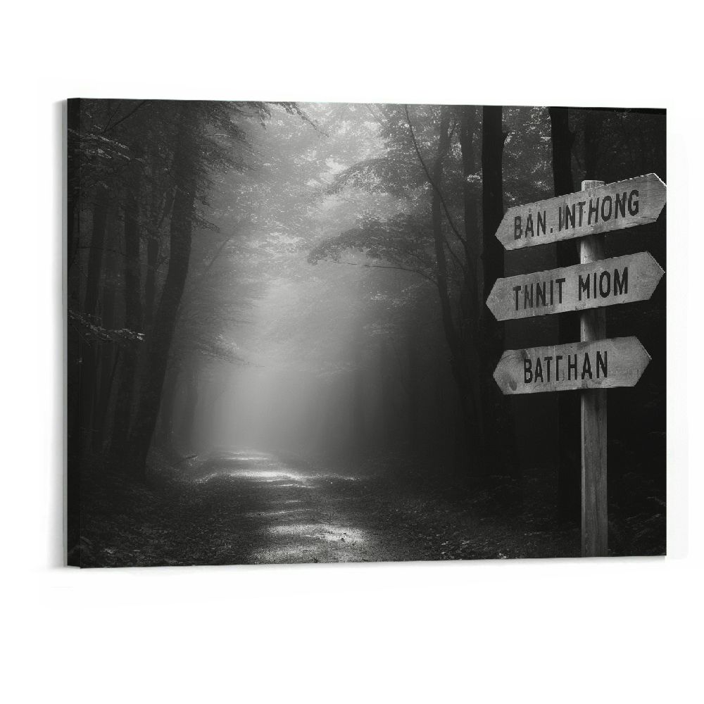 BCIIG Store Autumn Road Multi-Names Premium Canvas With Family Street ...