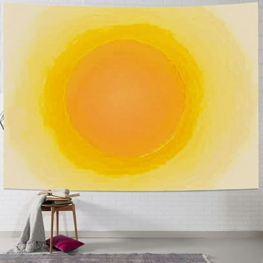 GCKG Sunset Yellow Blooming Sunflower Tapestry Wall Hanging Beautiful ...