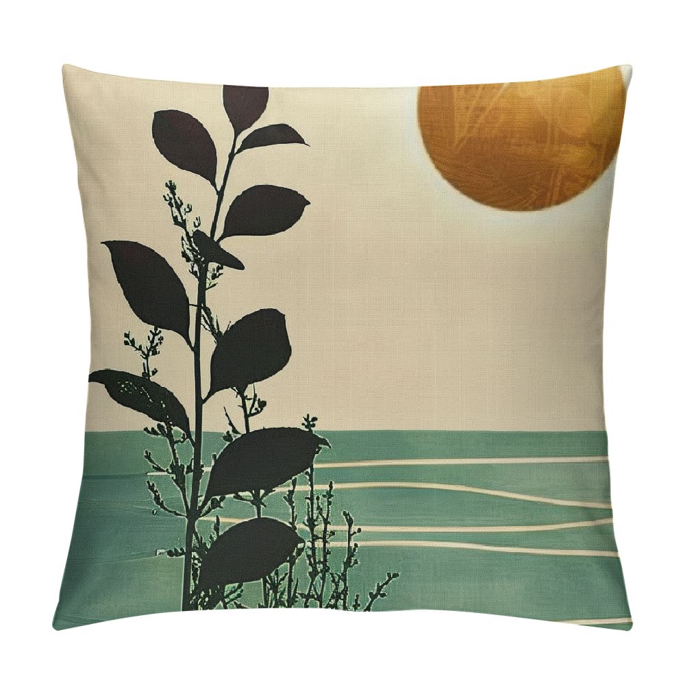 BCIIG Sunflower Graphic Decorative Cushion Cover for Home Couch Living ...