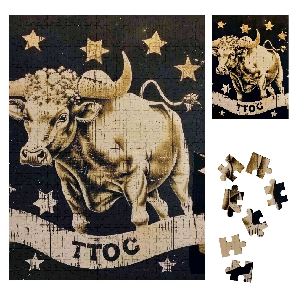 BCIIG Taurus Zodiac Sign Wooden Jigsaw Puzzle Vertical Challenging ...