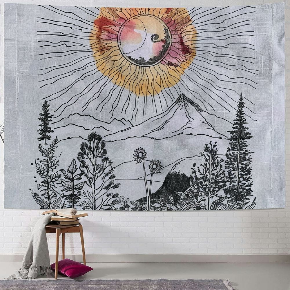 BCIIG The Sun Tarot Tapestry Wall Hanging Hippie Mandala Bohemian Hippy ...