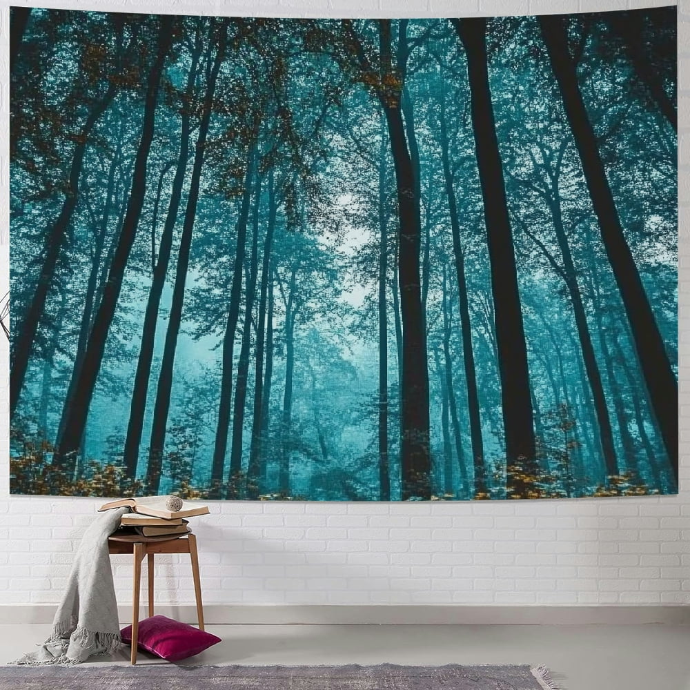 BCIIG Trees Forest Sky Tapestry Wall Hanging Unique Style Graphic ...