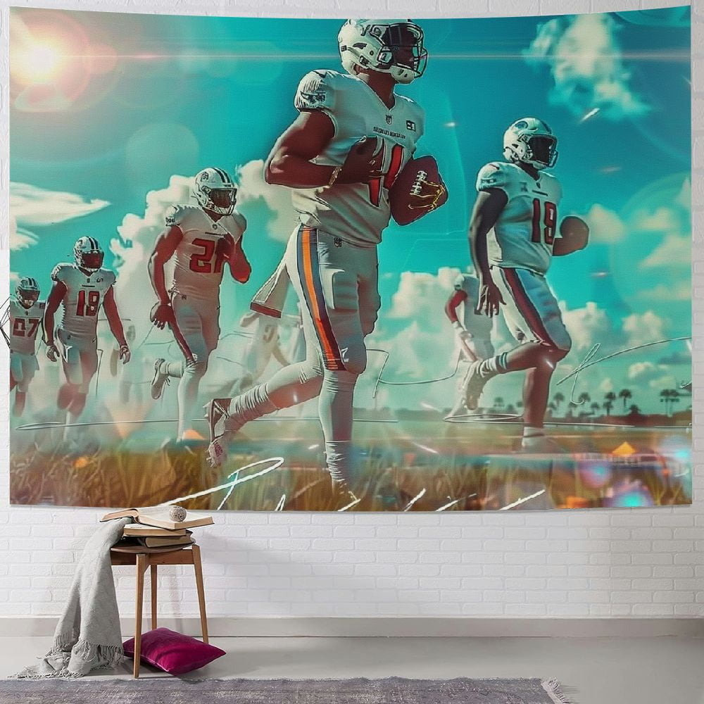 BCIIG Tua Tagovailoa Jaylen Waddle Tyreek Hill Signed Cool Poster Wall ...