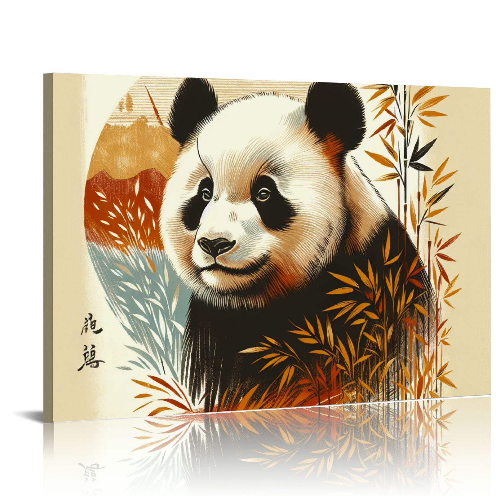 BCIIG Very Cute Panda Picture Frame Crystal Porcelain Painting Gifts ...