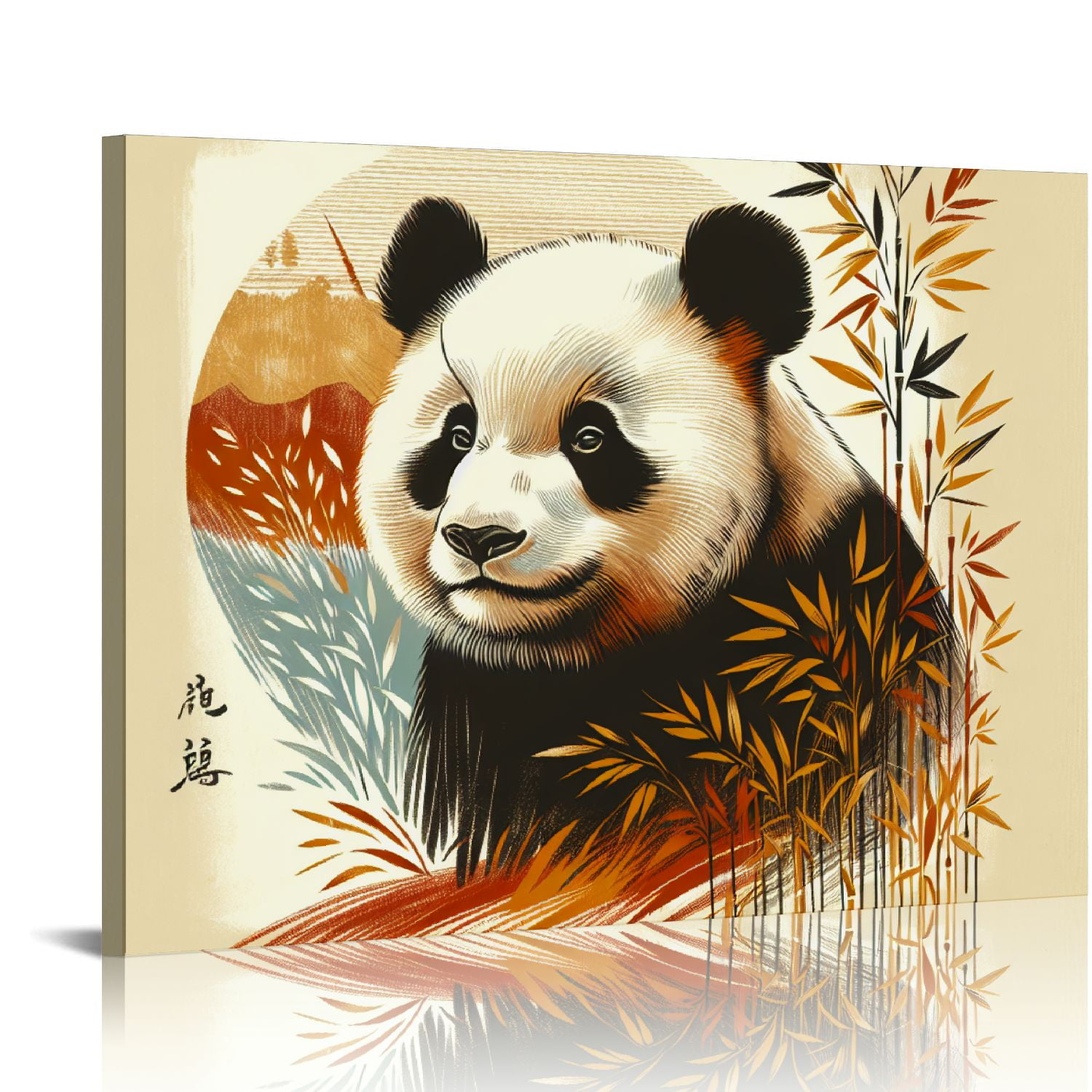 BCIIG Very Cute Panda Picture Frame Crystal Porcelain Painting Gifts ...