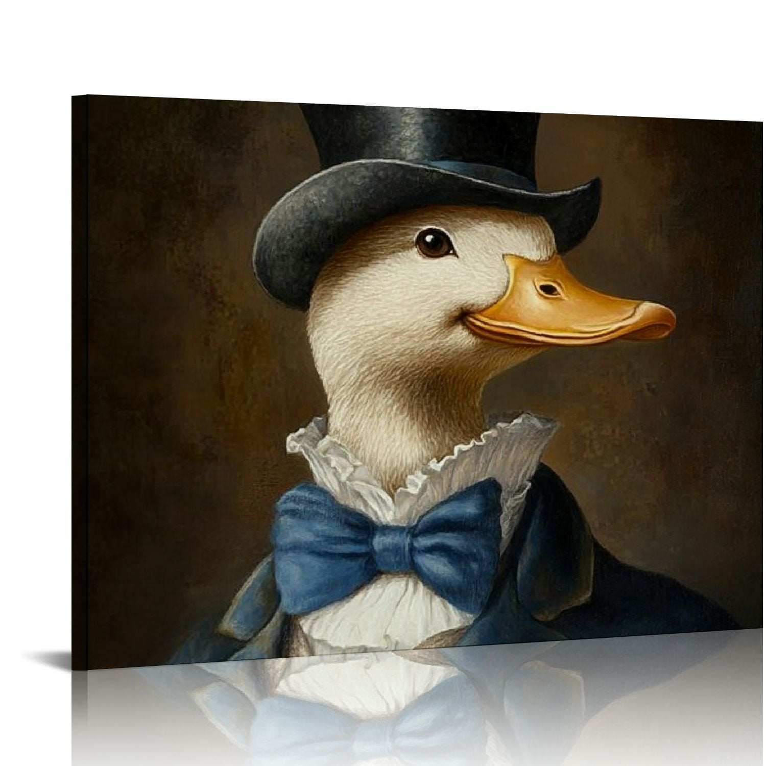 BCIIG Vintage Animal Portrait Wall Art Funny Duck Renaissance Animal ...