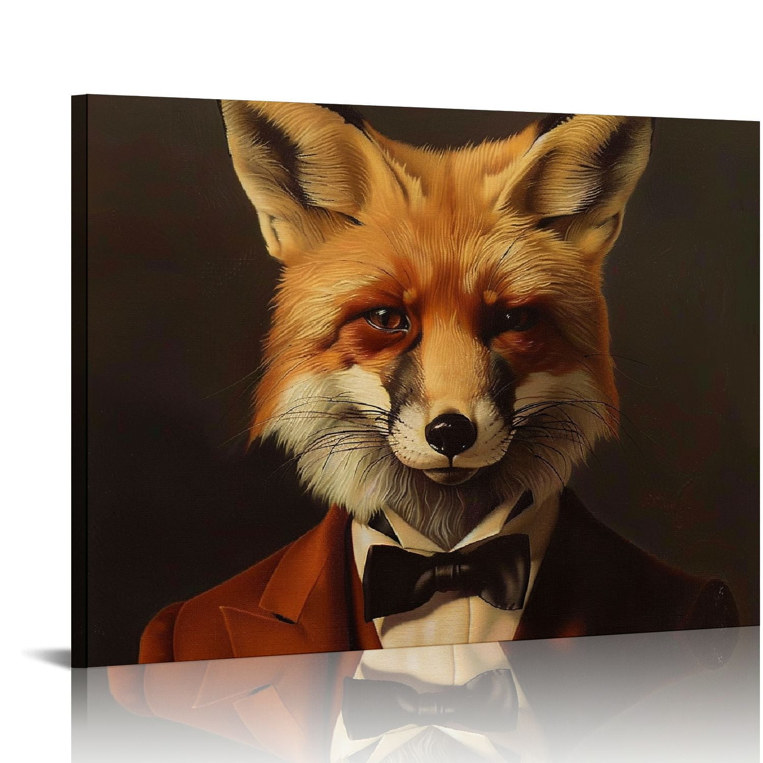 BCIIG Vintage Fox Wall Art Canvas Animal Vintage Fox Art Prints Animal ...