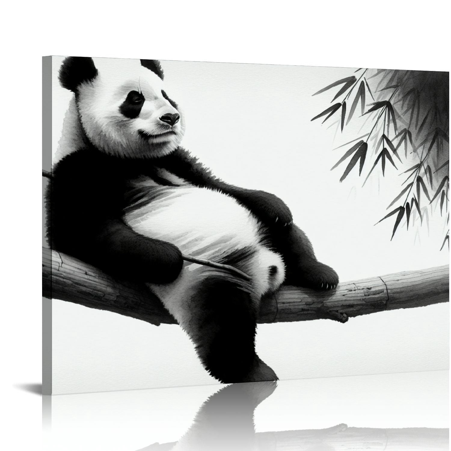 BCIIG Wall Art 1 Pieces Animal Canvas Print Paintings Cute Panda ...