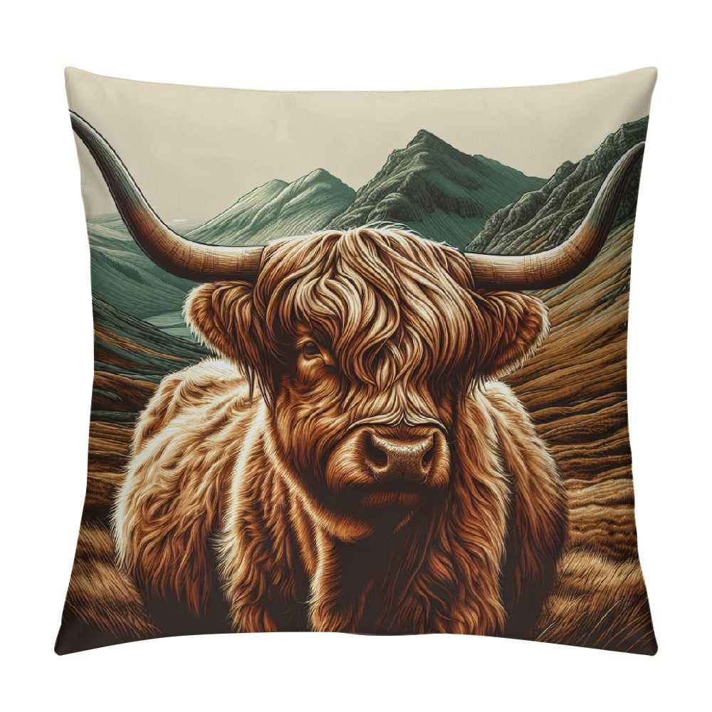 BCIIG Watercolor Bison Abstract Tropical Exotic Jungle Soft Throw ...