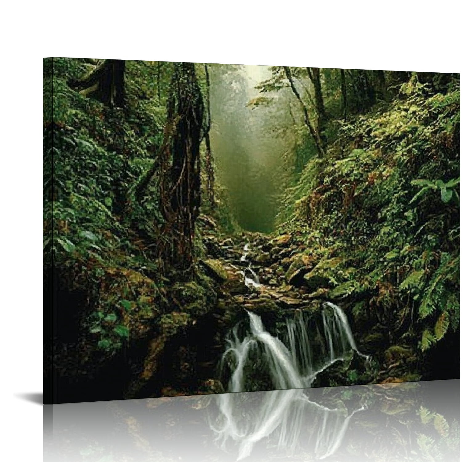 BCIIG Waterfall Wall Decor Canvas Art Print for Home Office Wall Decor ...