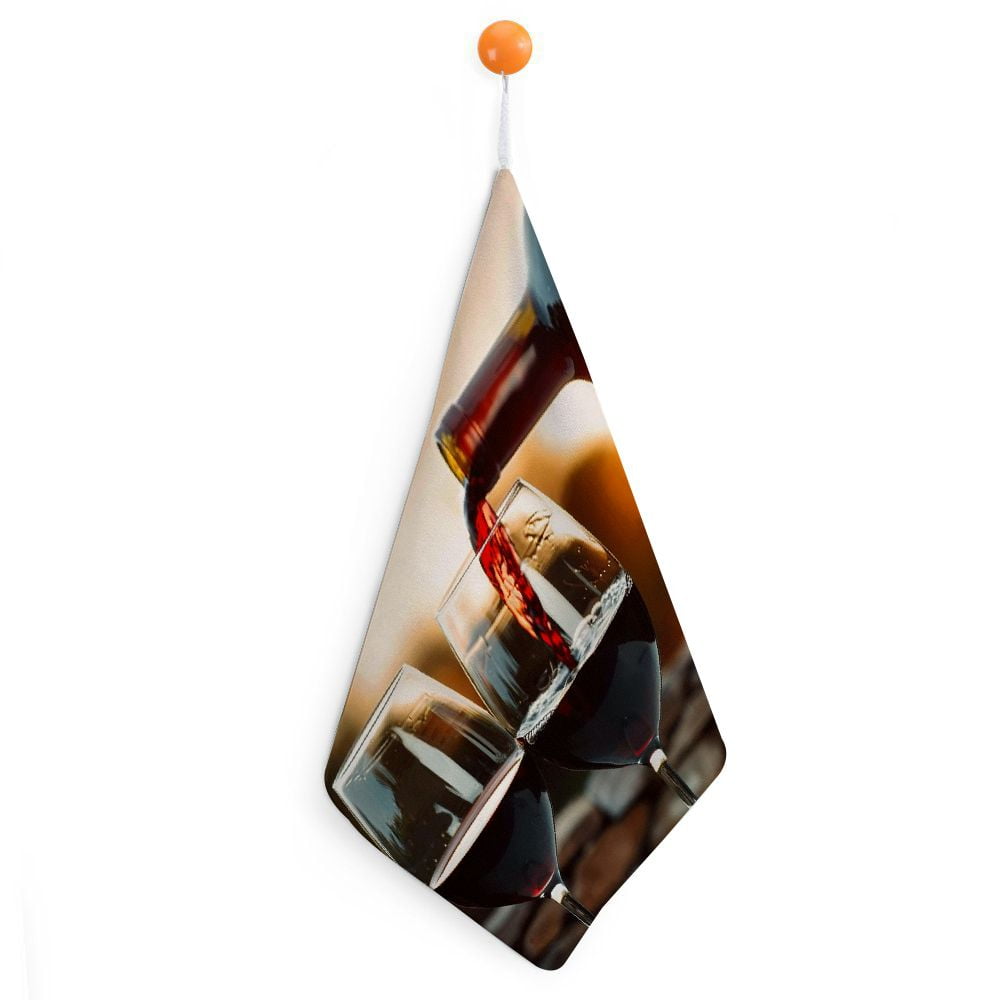 BCIIG Wine Glasses Reusable Hand Towels Ultra-Fine Fiber Kitchen Towels ...