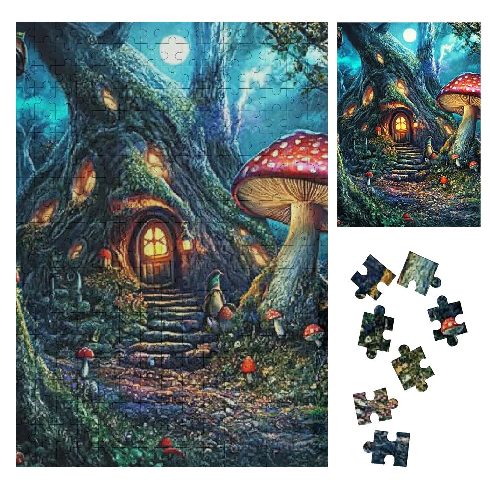 BCIIG Wooden Jigsaw Puzzle Vertical Style for Adults and Kids Wooden ...