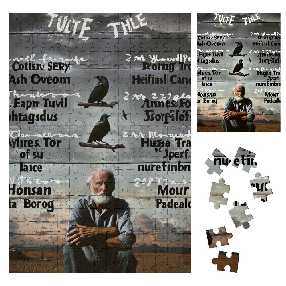 BCIIG Wooden Jigsaw Puzzle with Inspirational Quotes Vertical Puzzle ...
