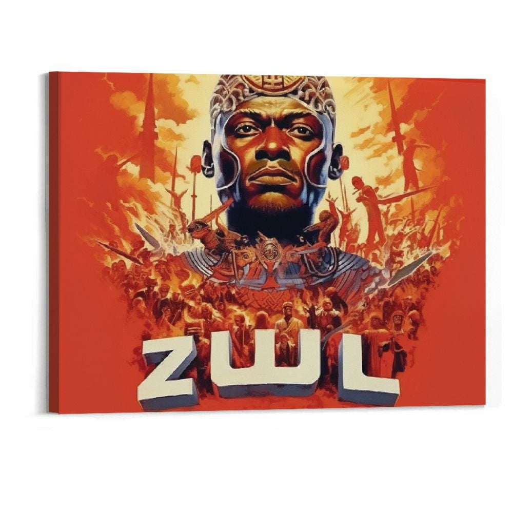 BCIIG Zulu Vintage Old Movie Poster Art 1 Canvas Bedroom Decor Sports ...