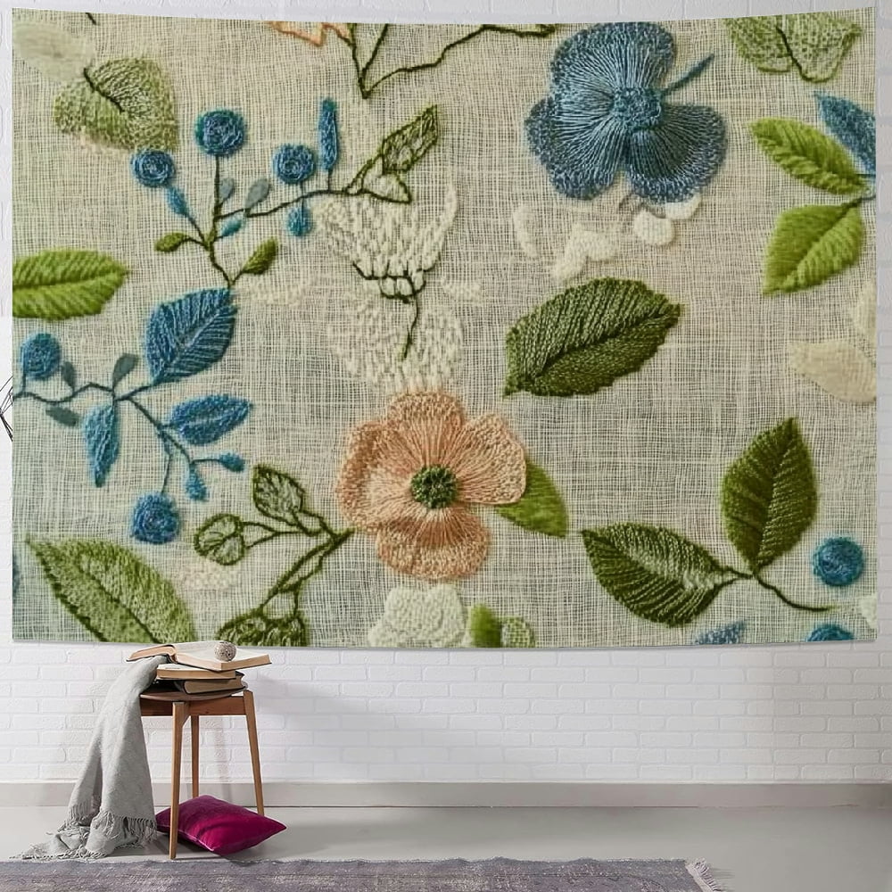 BCIIG flower leaf tapestry with unique style pattern, home wall ...