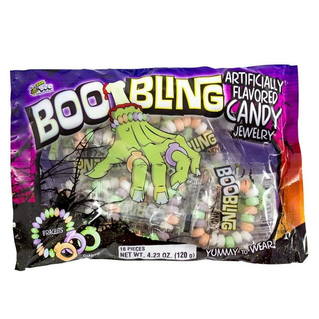 BCL Boo Bling Candy Bracelet Jewelry 4.23 oz. pack Halloween Candy ...