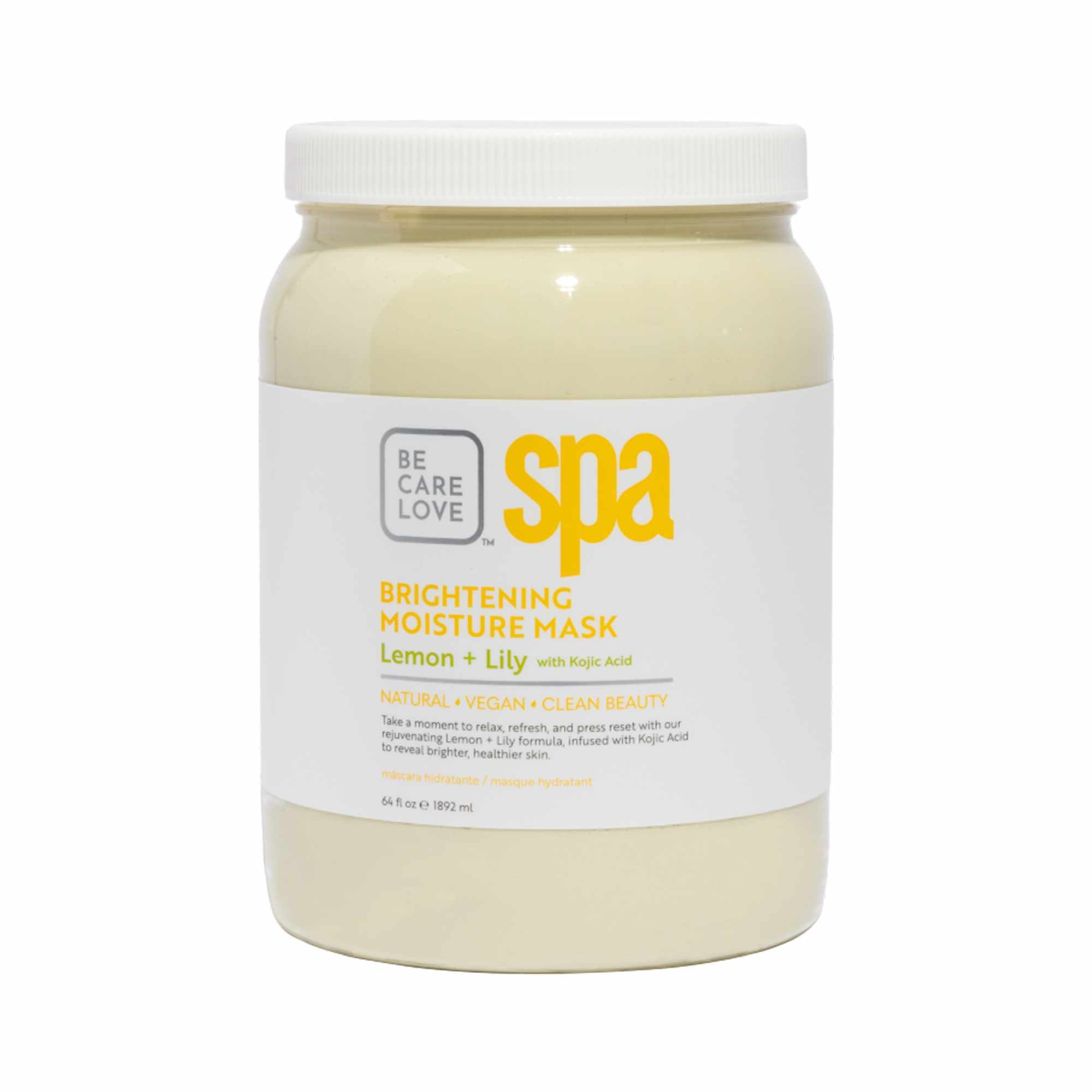 BCL Spa 64 oz. Brightening Lemon + Lily Moisture Mask - Walmart.com