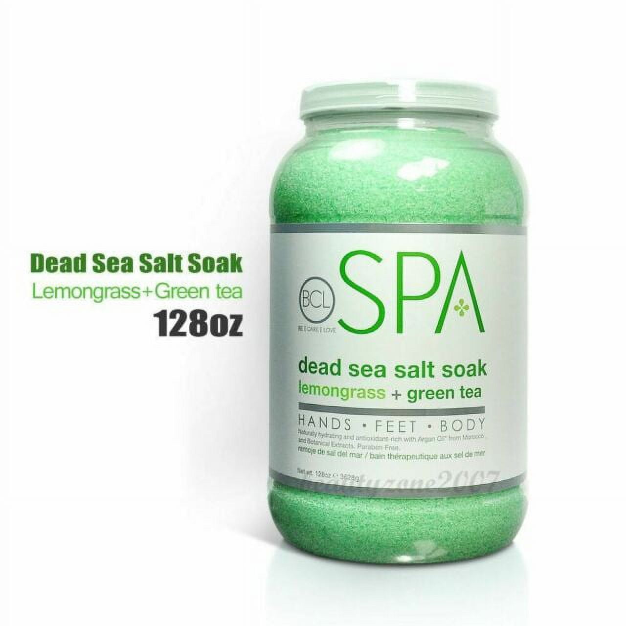 BCL Spa Dead Sea Salt Soak Lemongrass & Green Tea (128 oz) - Walmart.com