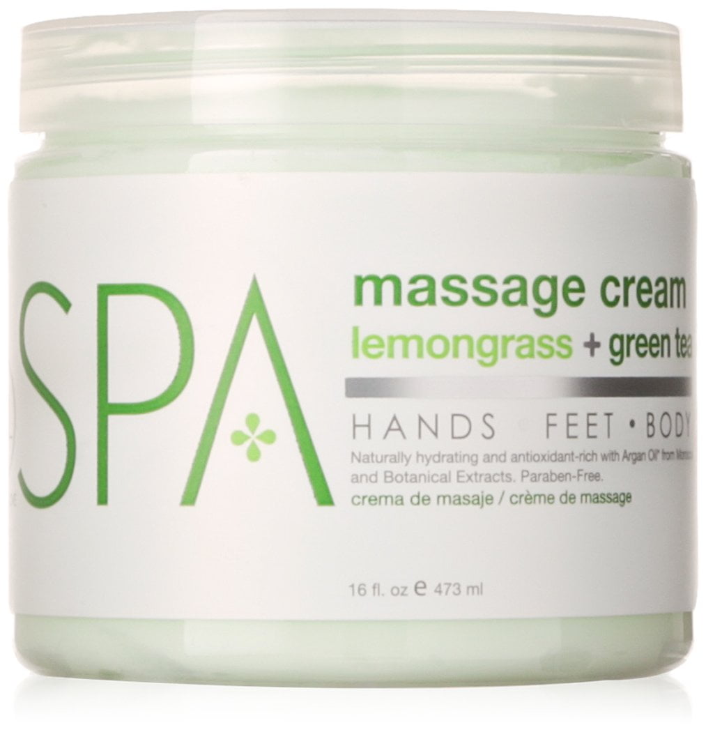 BCL SPA 16 oz. Massage Cream Lemongrass + Green Tea - Walmart.com