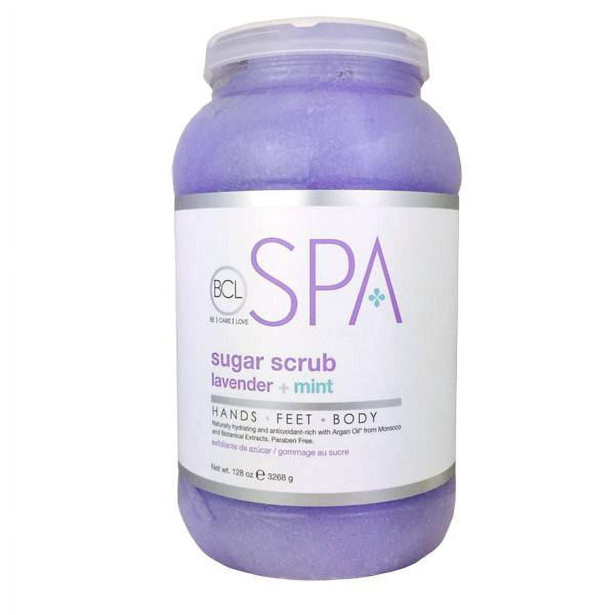 BCL Spa Sugar Scrub Lavender + Mint 128oz - Walmart.com