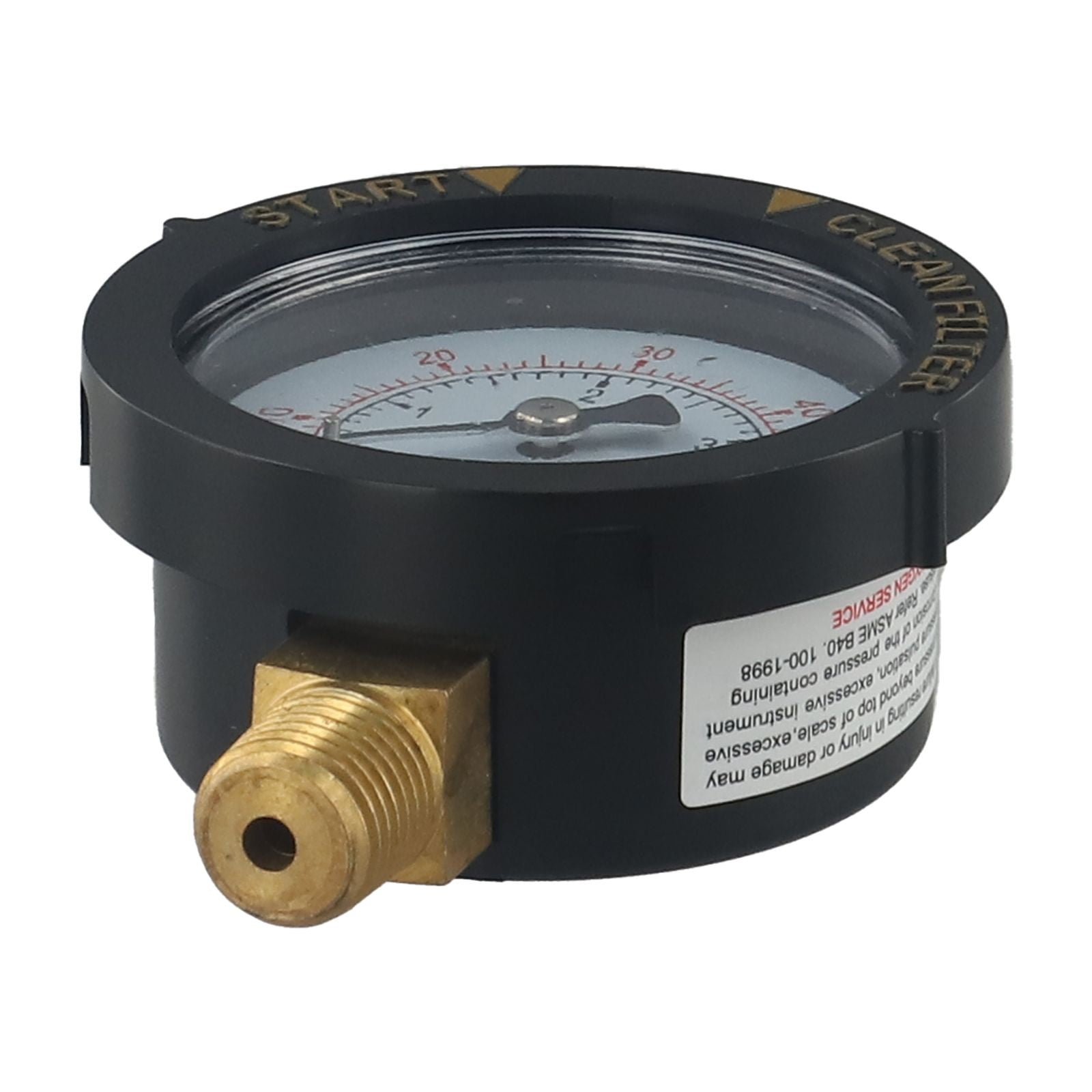 BCLONG 0-60 Psi Pool Filter Indicator Pressure Gauge Lower Mount For ...