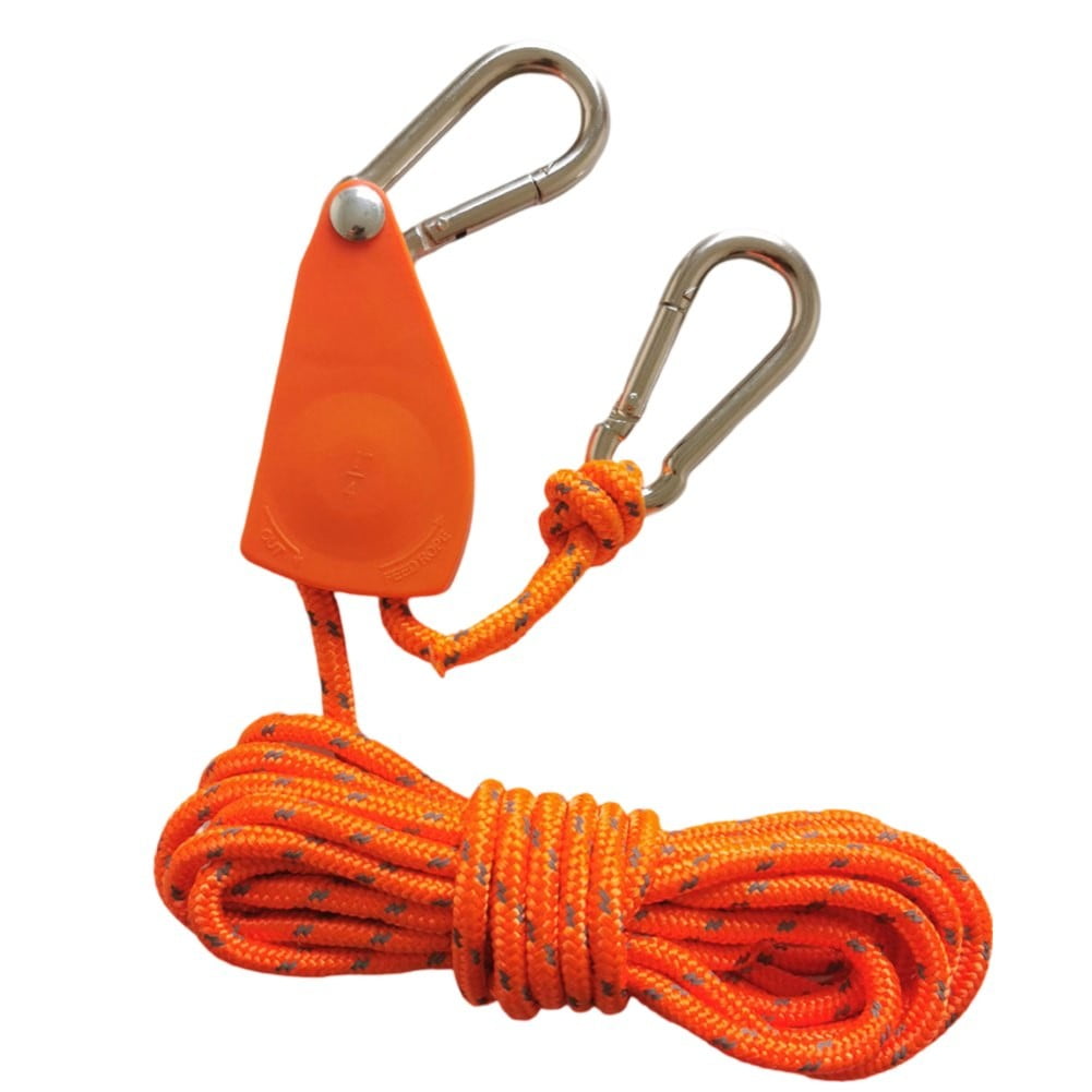 BCLONG 1/4 10M Pulley Camping Canopy Wind Rope Camping Tent Rope ...