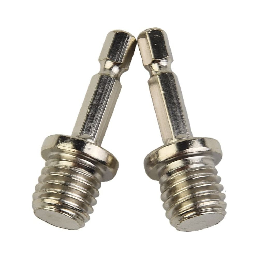 BCLONG 1/4 Hexagon Connecting Rod Adapter Drill Chuck for M14 Polishing ...