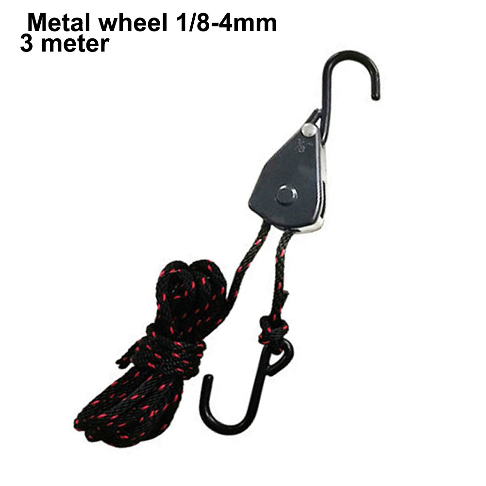 BCLONG 1/8Plastic Dipped S Hook Lanyard Binding Rope Pulley Pull Rope ...