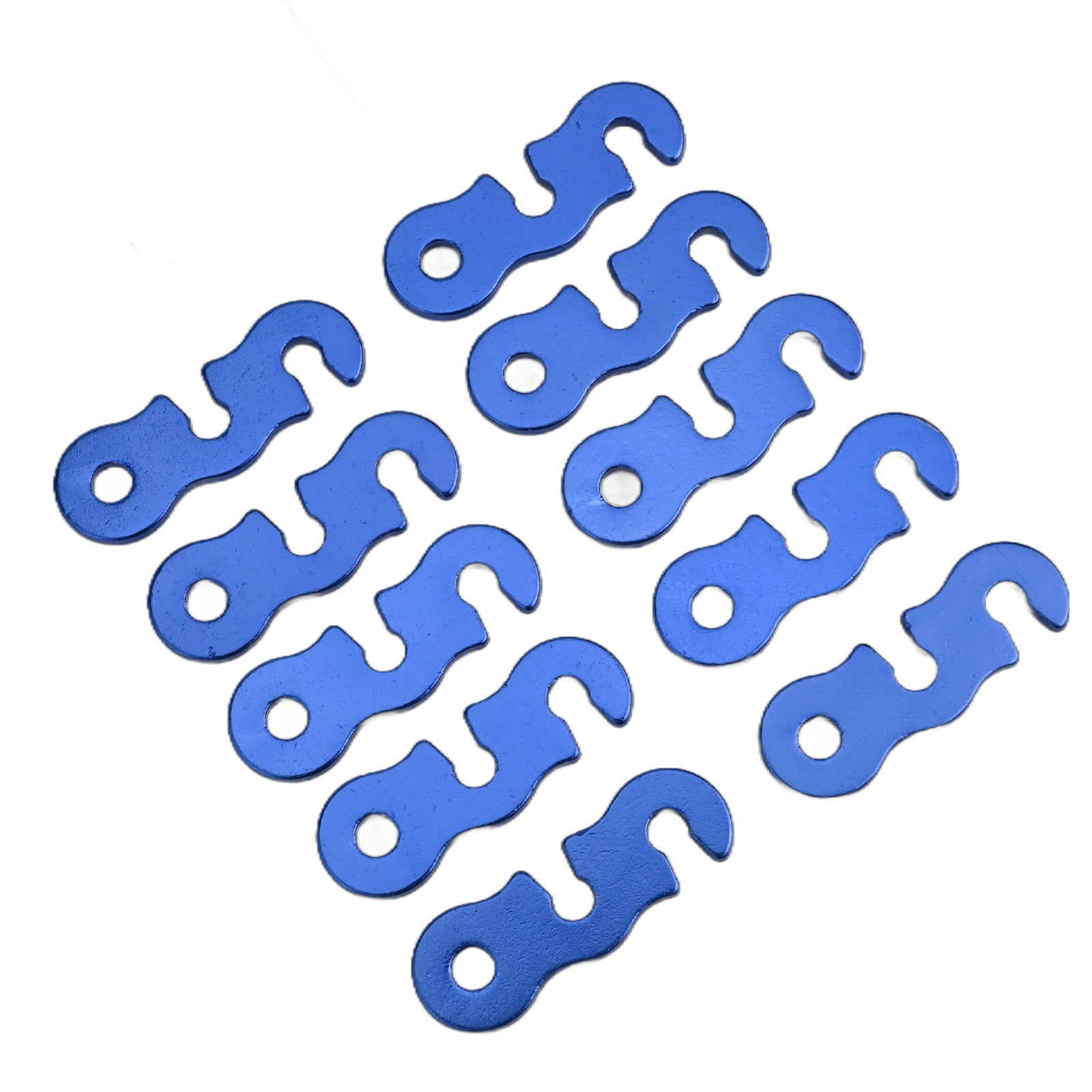 BCLONG 10/20 S-Shaped Open Wind Rope Buckle Three-Hole Tent Draw Rope ...