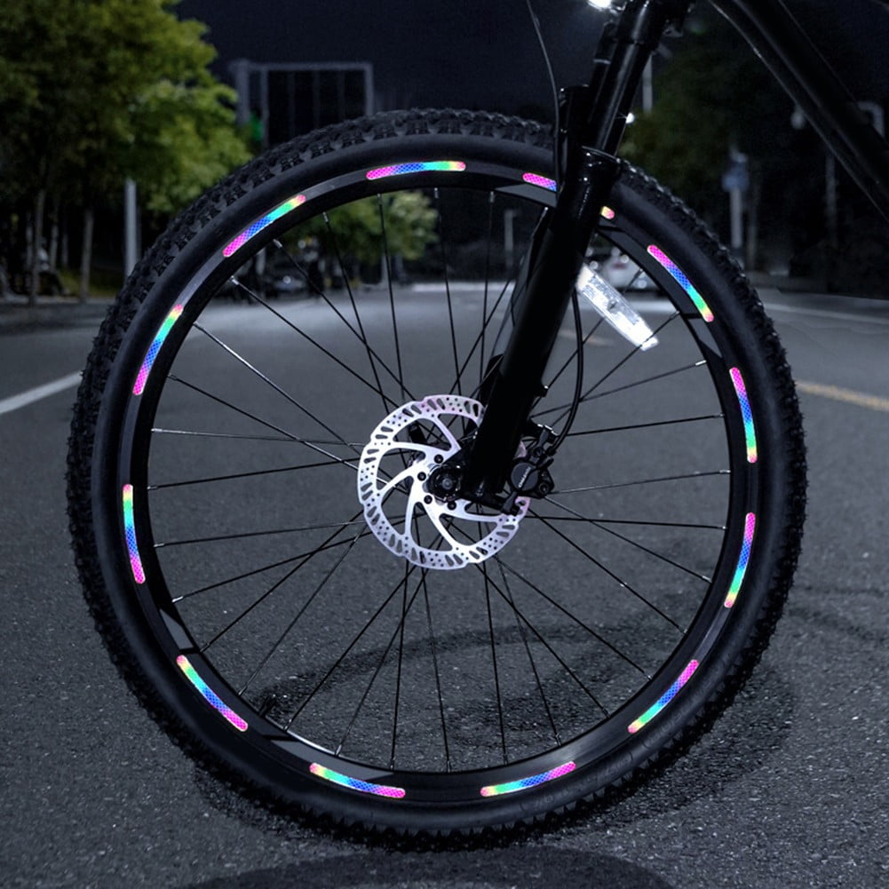 BCLONG 10/20Pcs/Set Bicycle for Rainbow Reflective Sticker Car ...