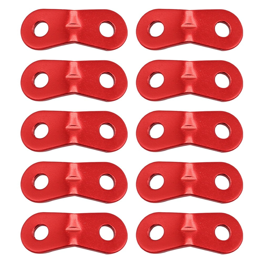 BCLONG 10/20pcs Double Eye Wind Rope Buckle Tent Pull Rope Buckle Rope ...