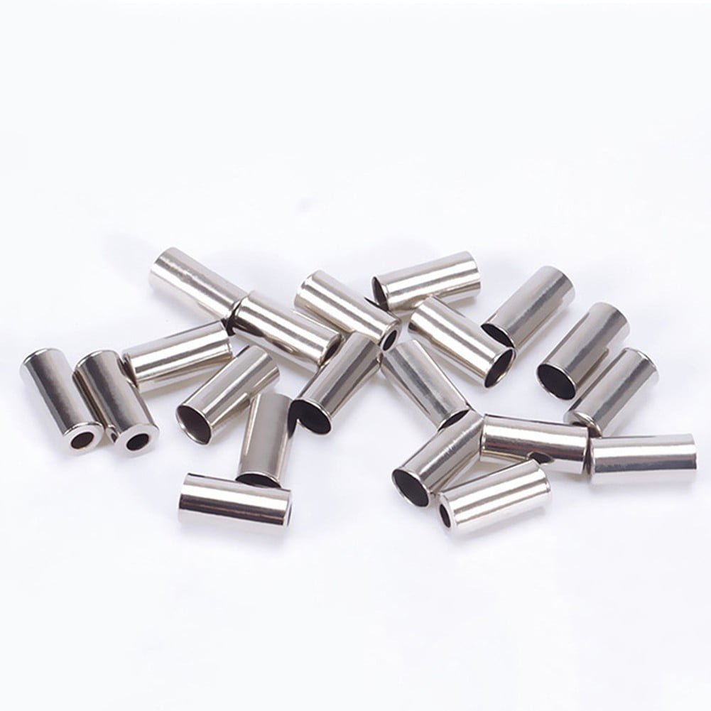 BCLONG 100pcs Bicycle Brake Cable Housing Ferrule End Cap Gear Cable ...