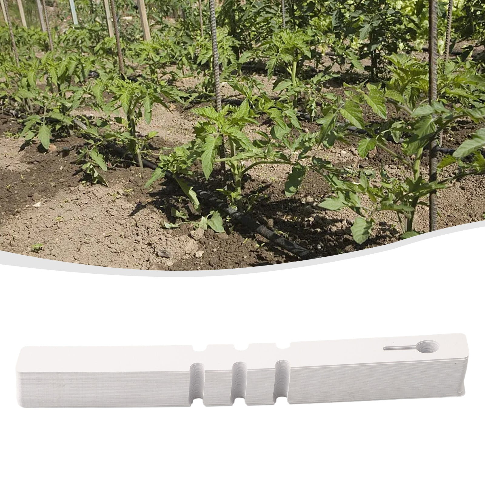 BCLONG 100pcs PVC Waterproof Plant Markers Hanging Tags Label Tools for ...