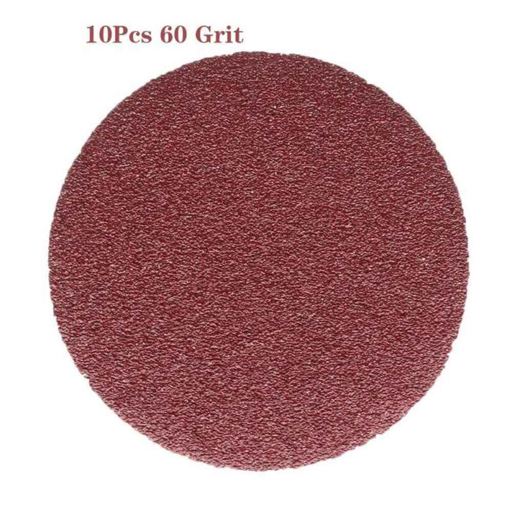 BCLONG 10pcs 5inch/125mm 40-2000Grit Round Shape Disk Sand Sheets ...