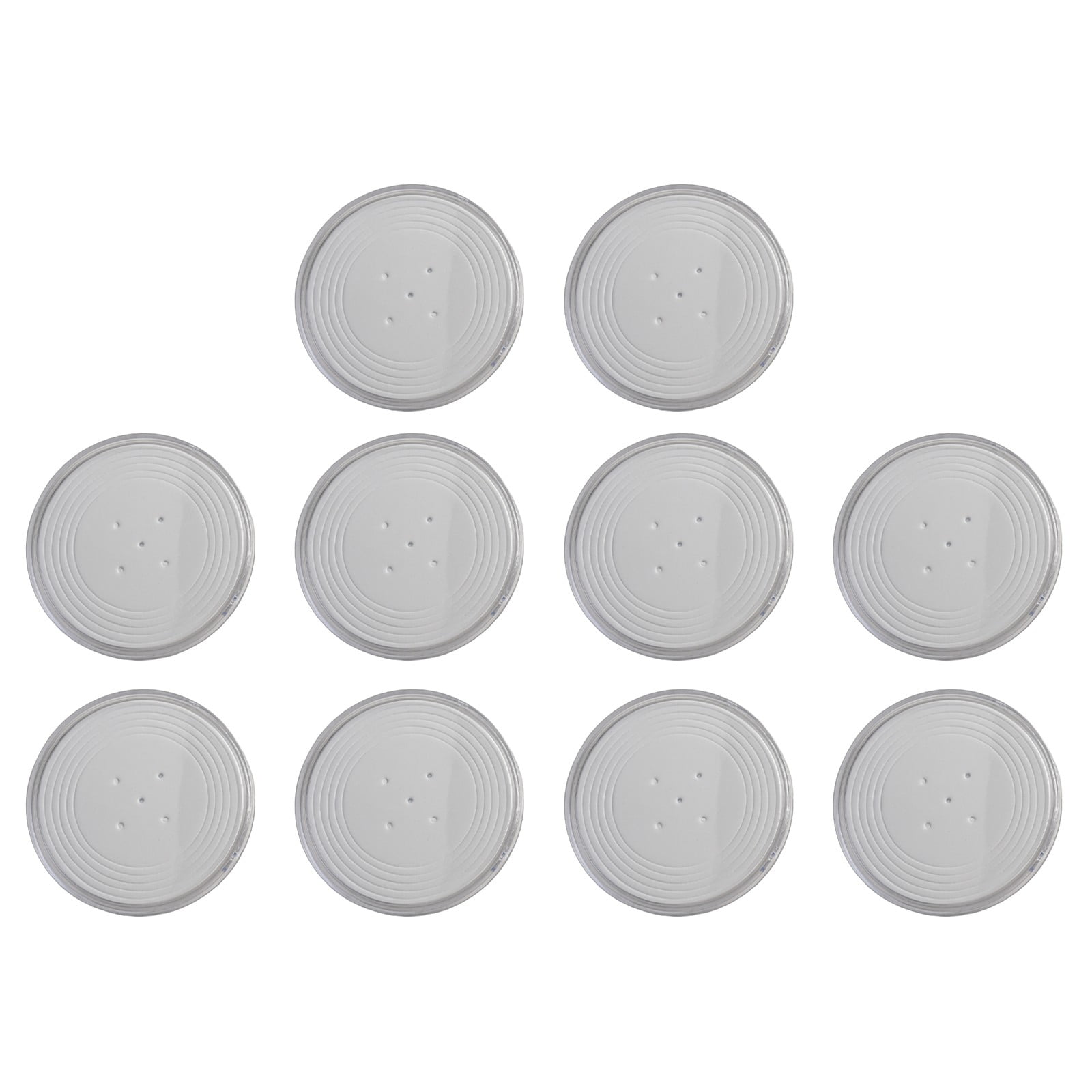 BCLONG 10pcs 70mm Transparent Plastic Coin Holder Coin Collecting Box ...