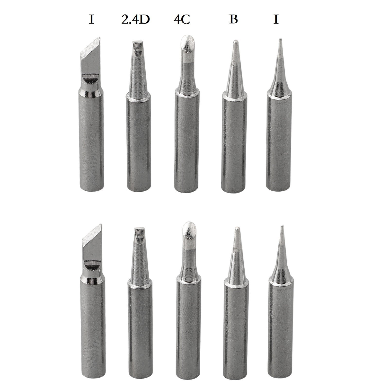 BCLONG 10pcs 900M-T Pure Copper Electric Soldering Iron Tips Welding ...
