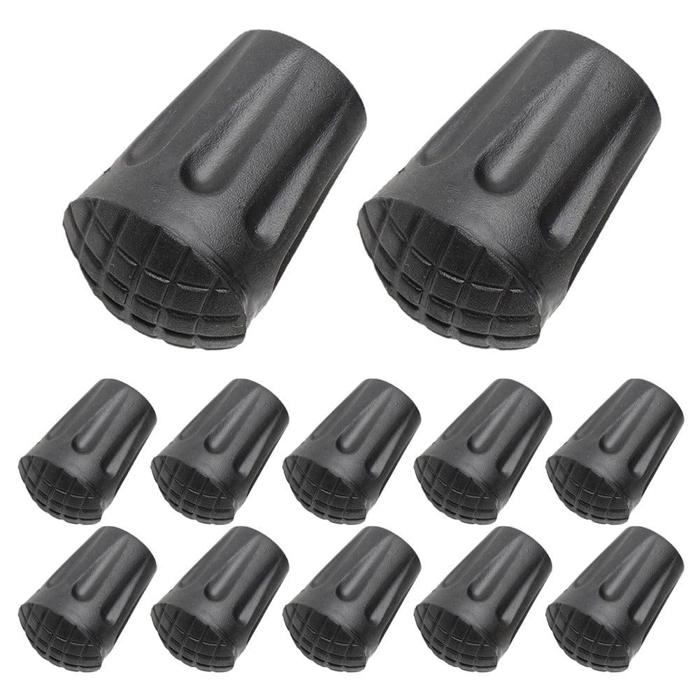 BCLONG 12 Reinforced Rubber Tip End Cap Hammers Trekking Pole Hiking ...